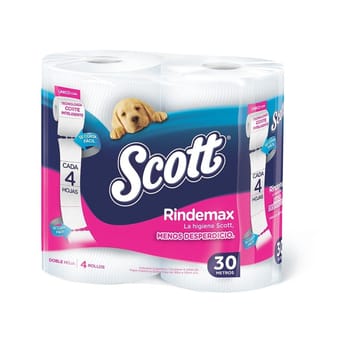 Papel Higienico Scott Rindemax Premium 30 Metros x 4 Rollos - SCOTT ...
